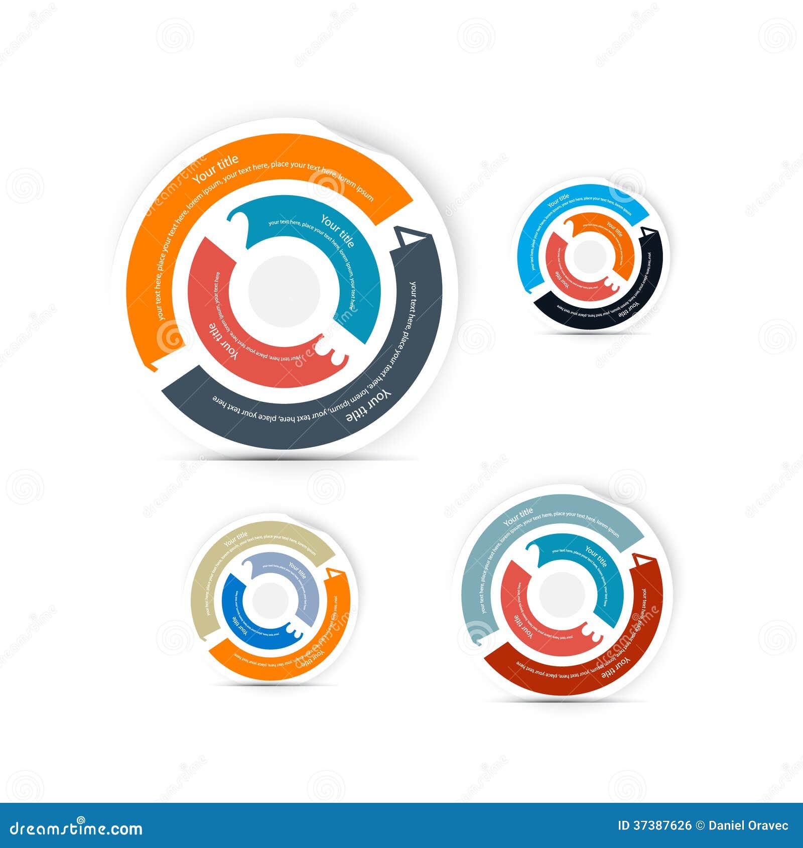 Steps for Tutorial, Infographics Stock Vector - Illustration of ...