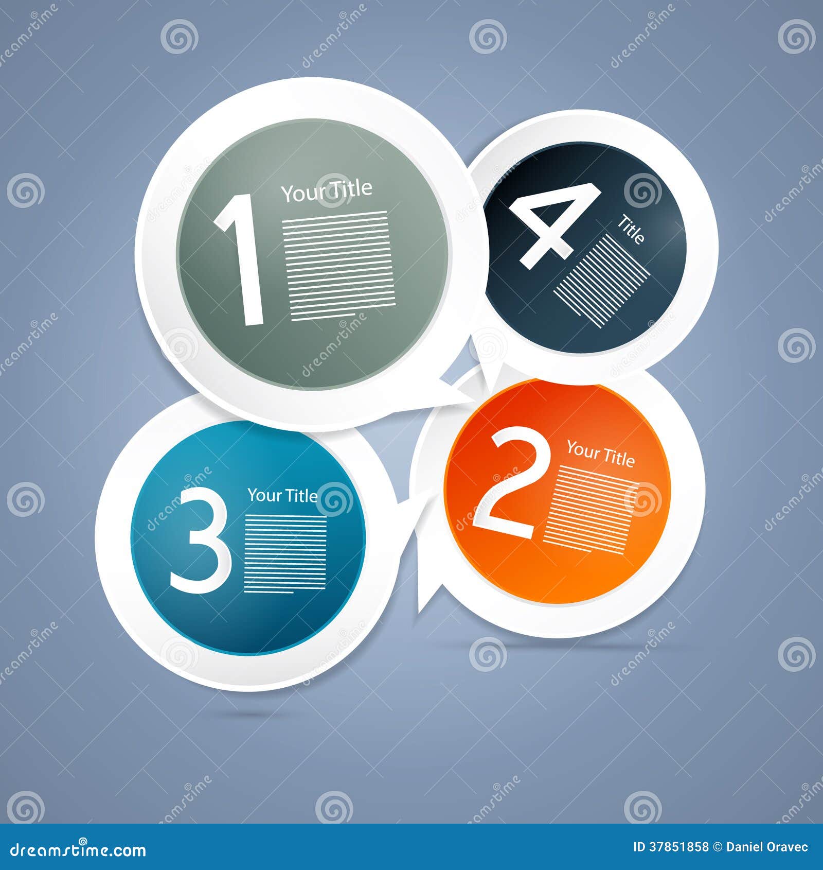 Steps for Tutorial, Infographics Stock Vector - Illustration of concept ...