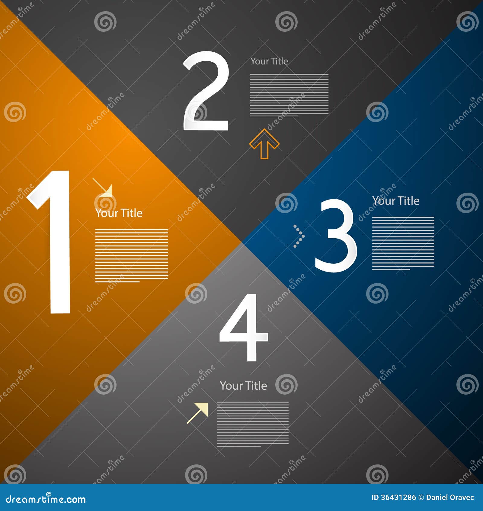 Steps for Tutorial, Infographics Stock Vector - Illustration of ...