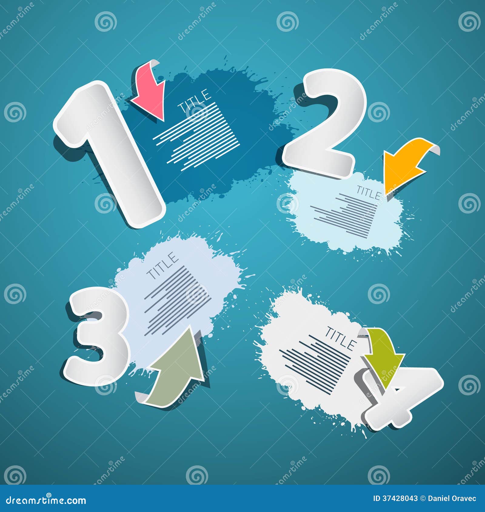 Steps for Tutorial, Infographics Stock Vector - Illustration of choice ...