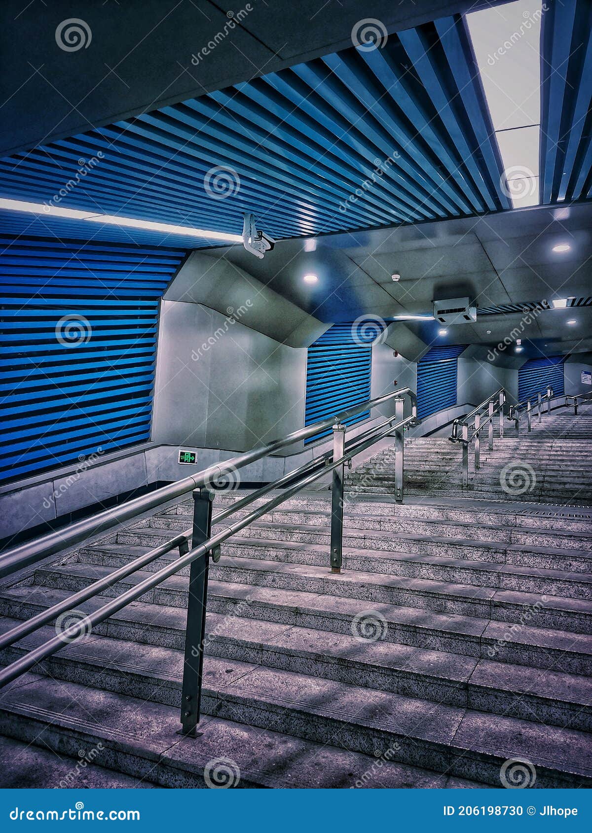 Steps of Underground Tunnels Stock Photo - Image of china, wuhan: 206198730