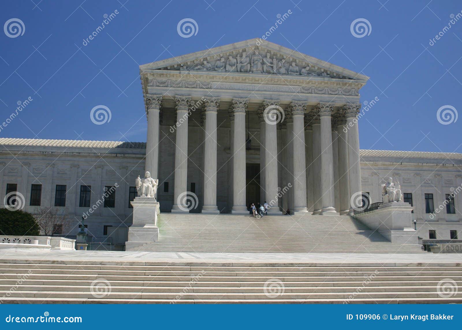 Steps Up To Supreme Court (washington, Dc) Stock Photo - Image of ...