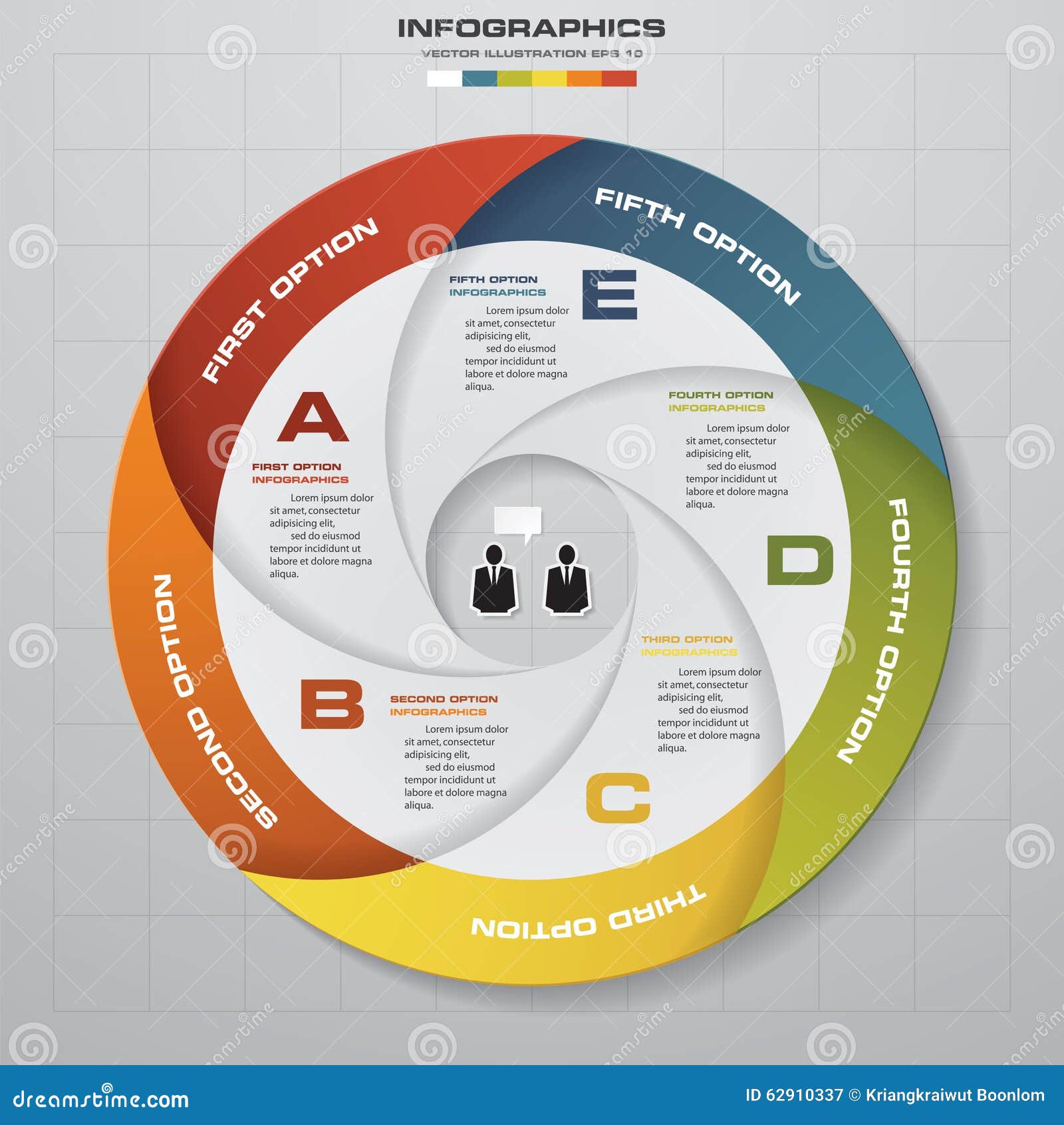 Vector Circle Arrows Infographic, Cycle Diagram, Graph, Presentation ...