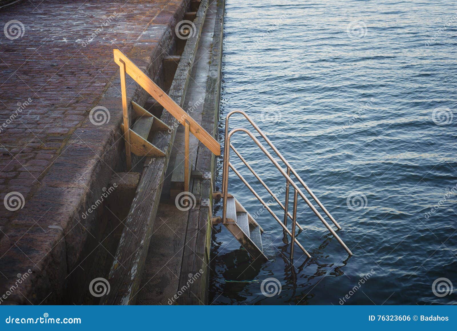 Steps in water stock photo. Image of outdoor, relax, detail - 76323606
