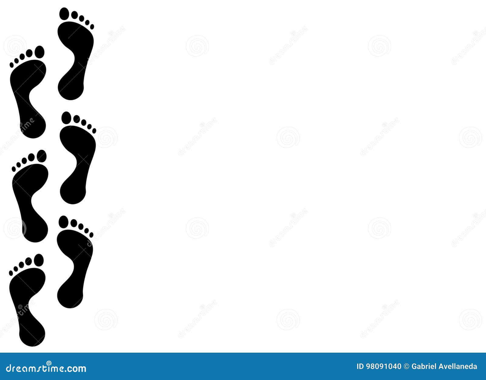 Steps. Woman footprints stock illustration. Illustration of shape ...