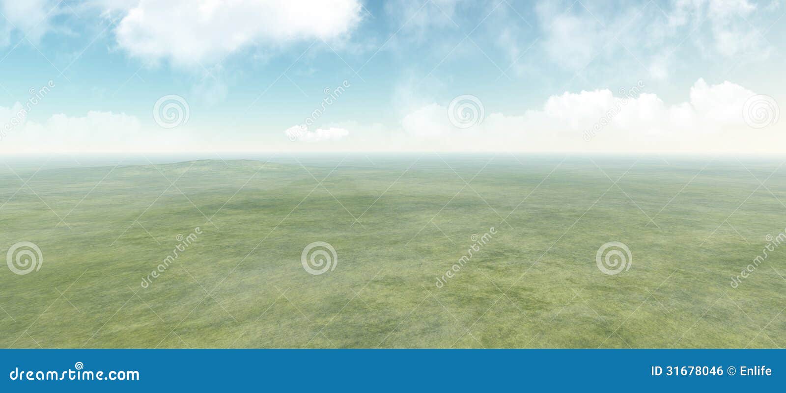 Stepu krajobraz zdjęcie stock. Obraz złożonej z tło, greenbacks - 31678046