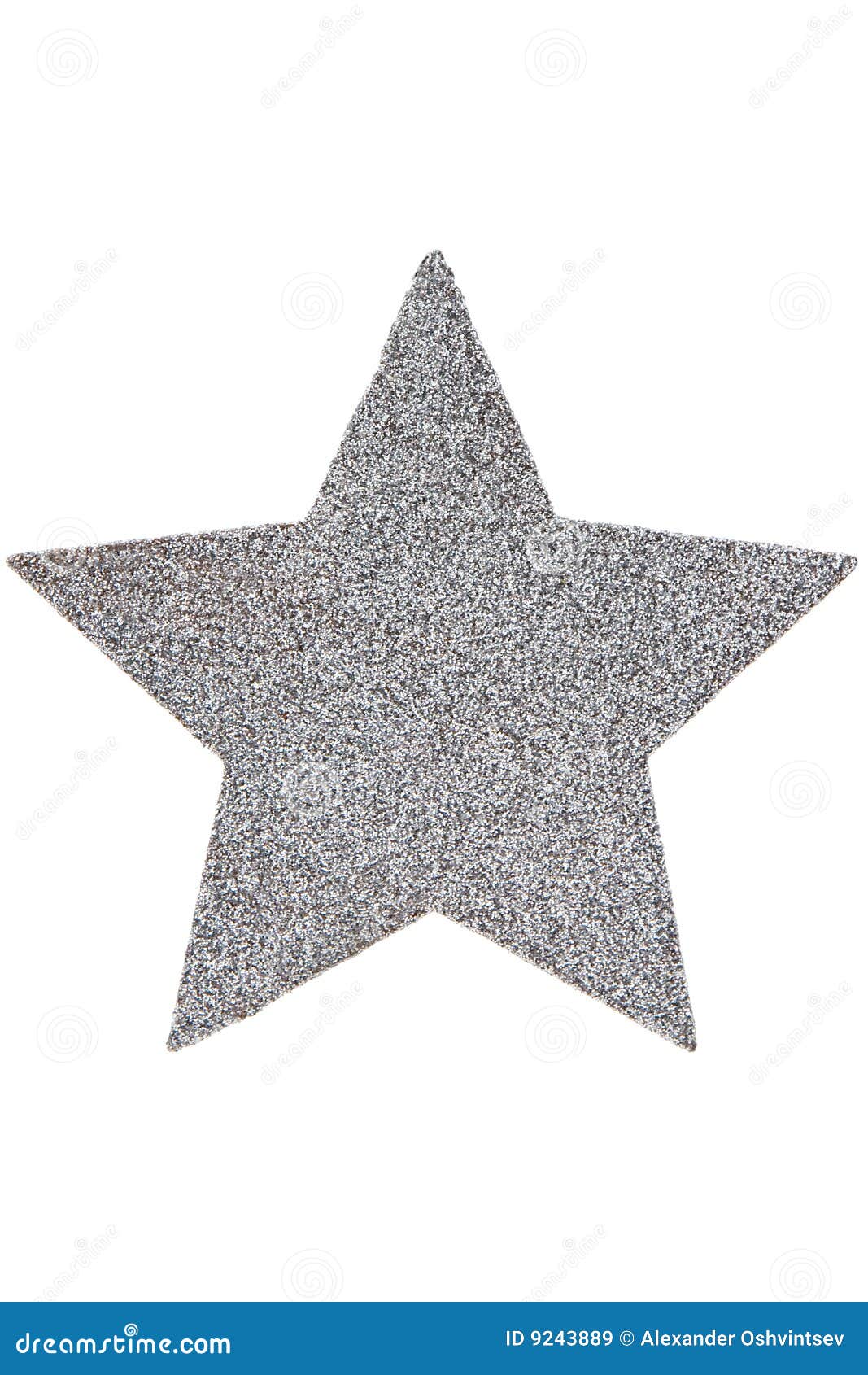 Ster stock afbeelding. Image of vakantie, zilver, viering - 9243889