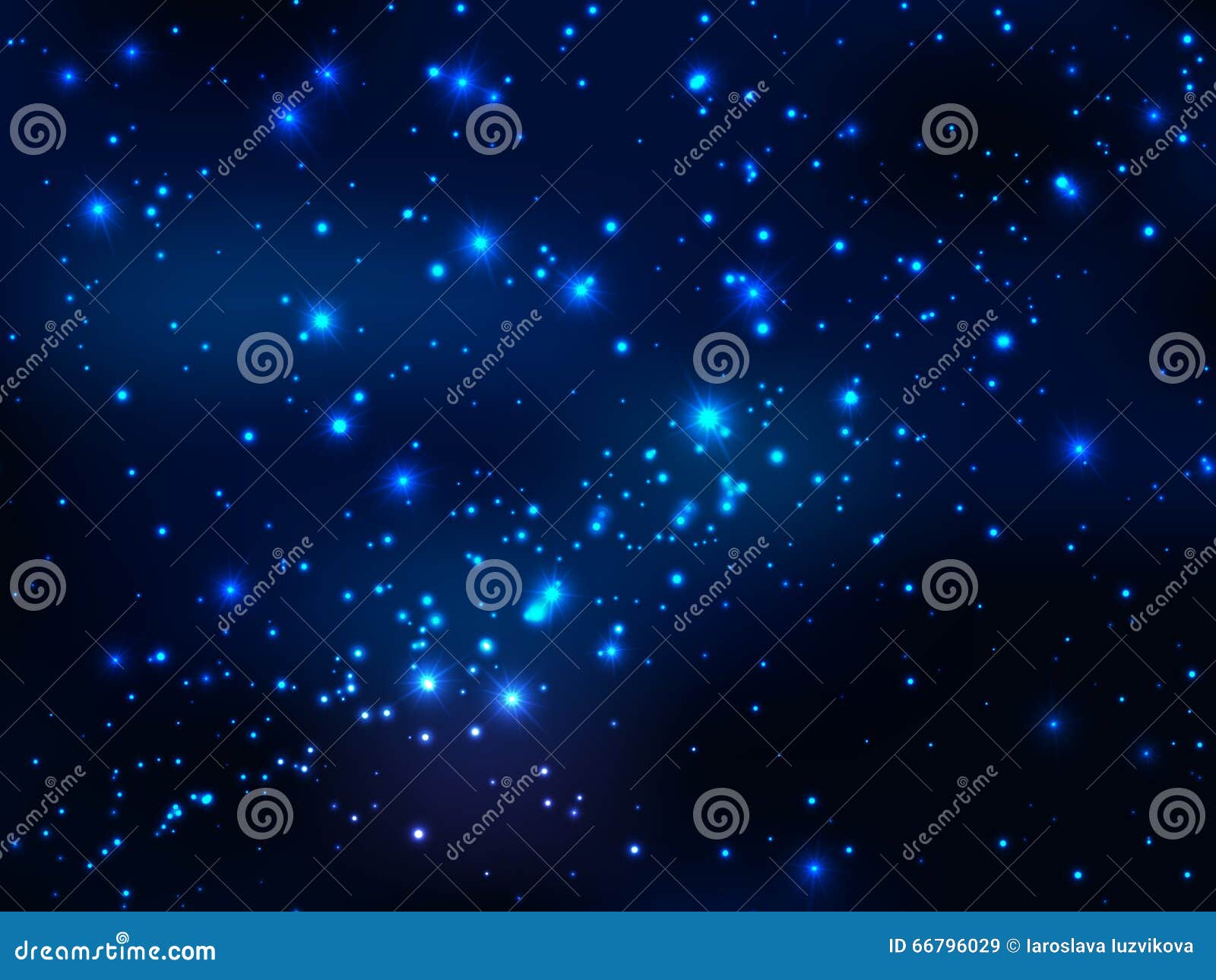 Ster in Kosmische Ruimte, Nacht Magische Hemel Stock Afbeelding - Image ...
