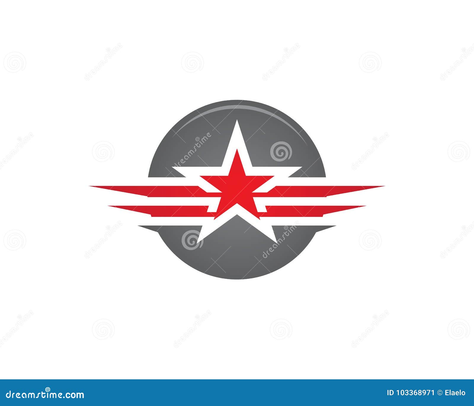 Ster Logo Template vector illustratie. Illustration of idee - 103368971