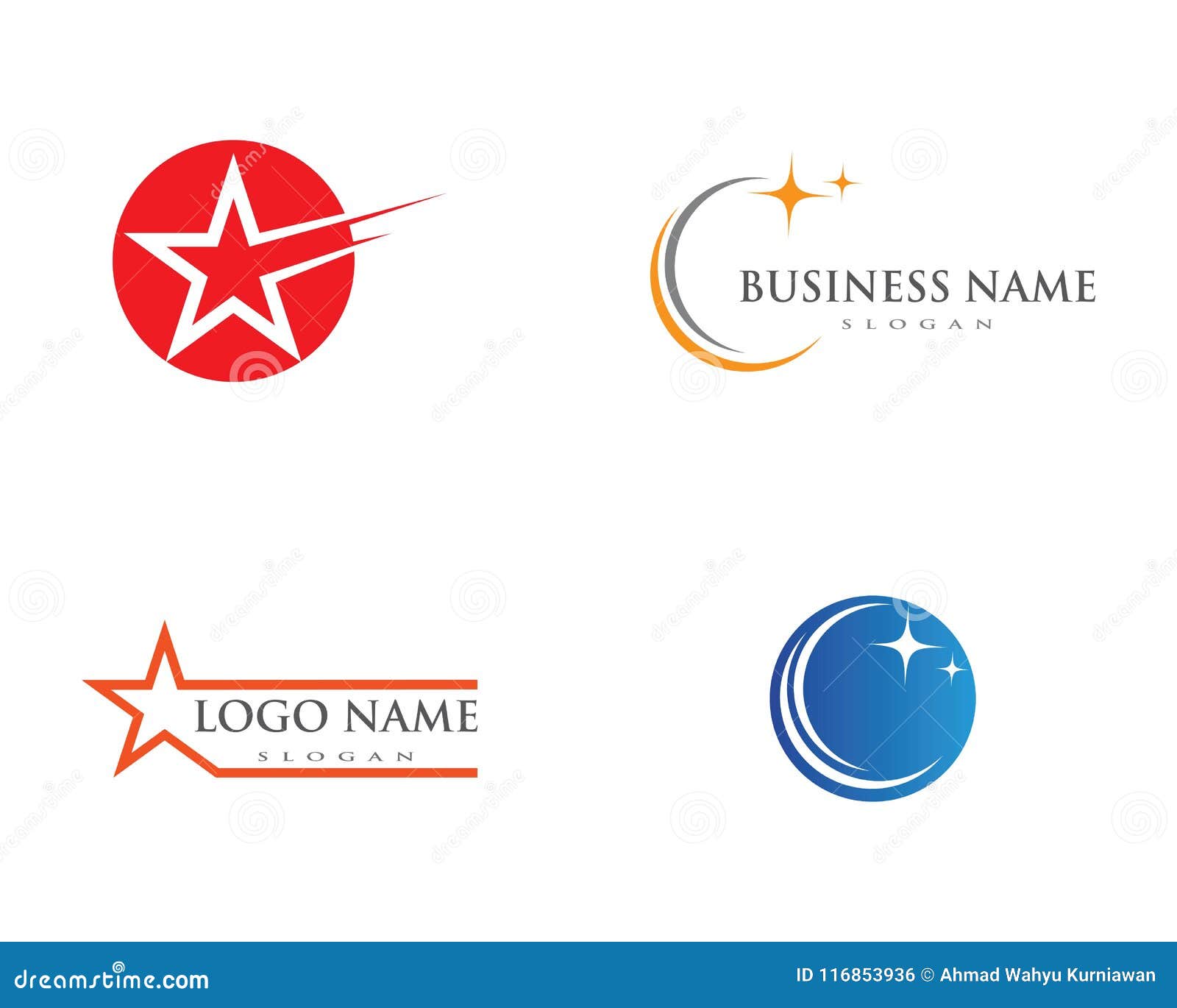 Ster Logo Template vector illustratie. Illustration of adelaar - 116853936