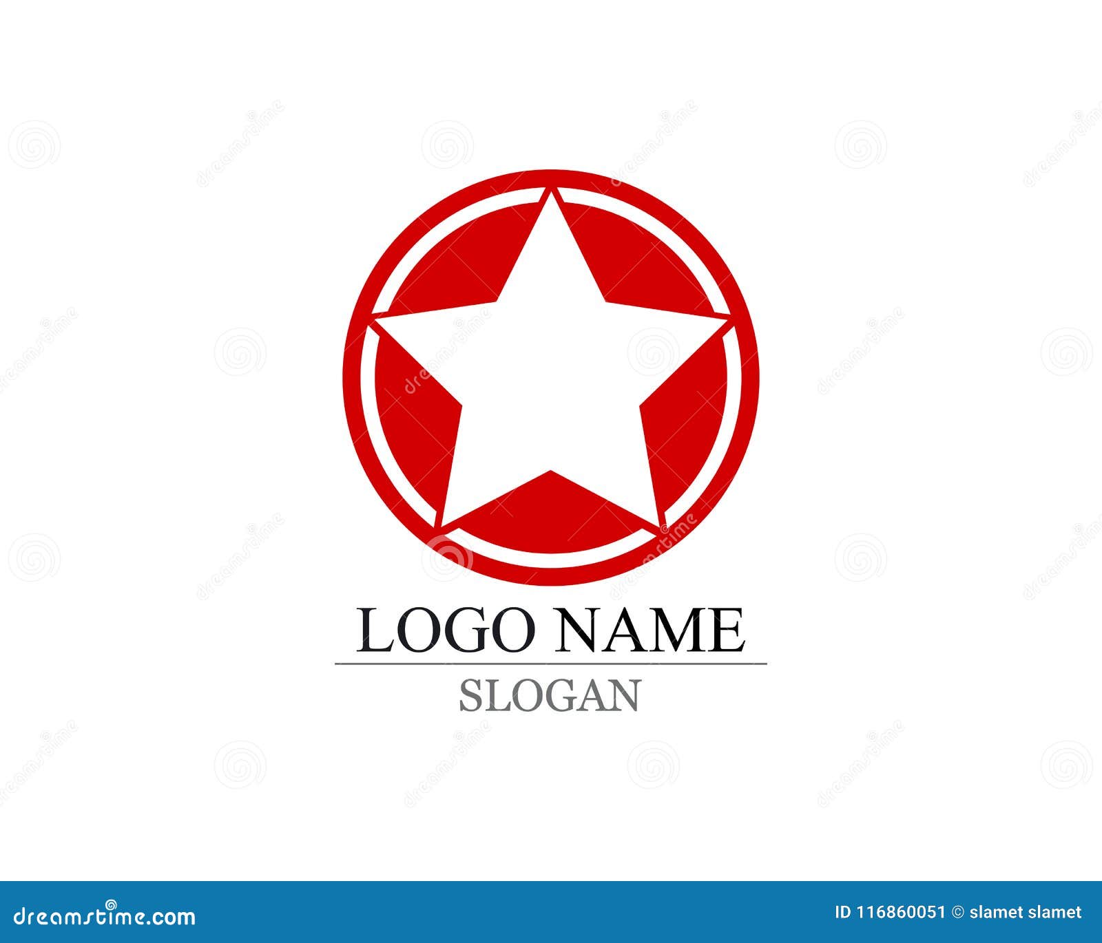 Ster Logo Template vector illustratie. Illustration of vlieg - 116860051