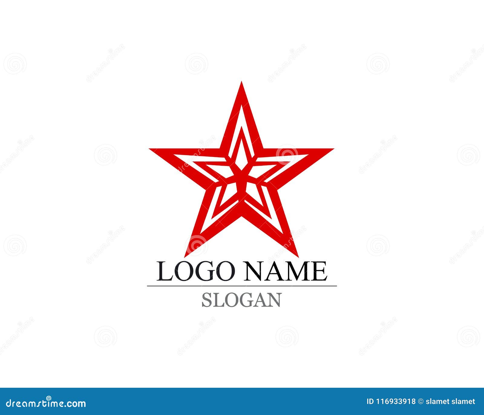 Ster Logo Template vector illustratie. Illustration of kompas - 116933918