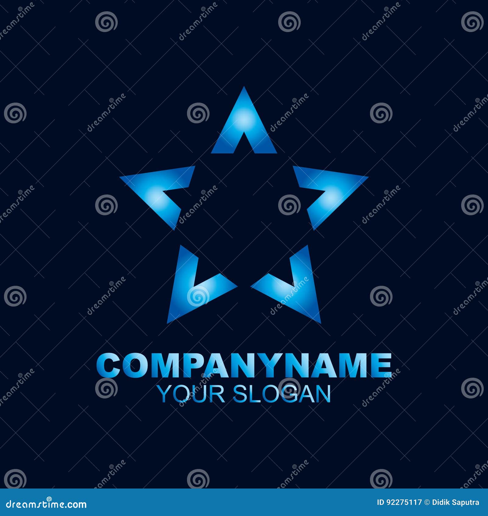 Ster Logo Template vector illustratie. Illustration of geïsoleerd ...
