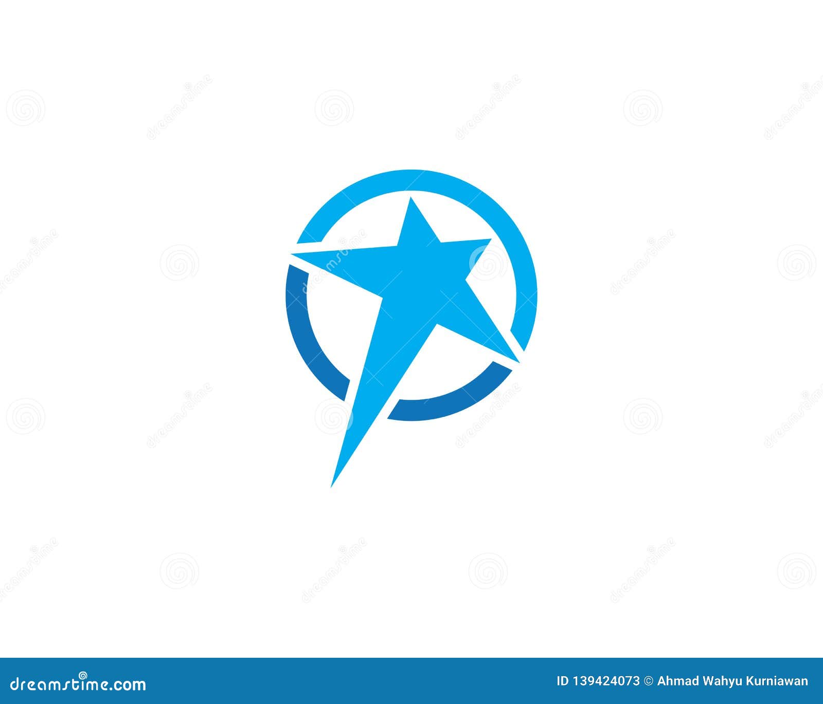 Ster Logo Template vector illustratie. Illustration of vorm - 139424073