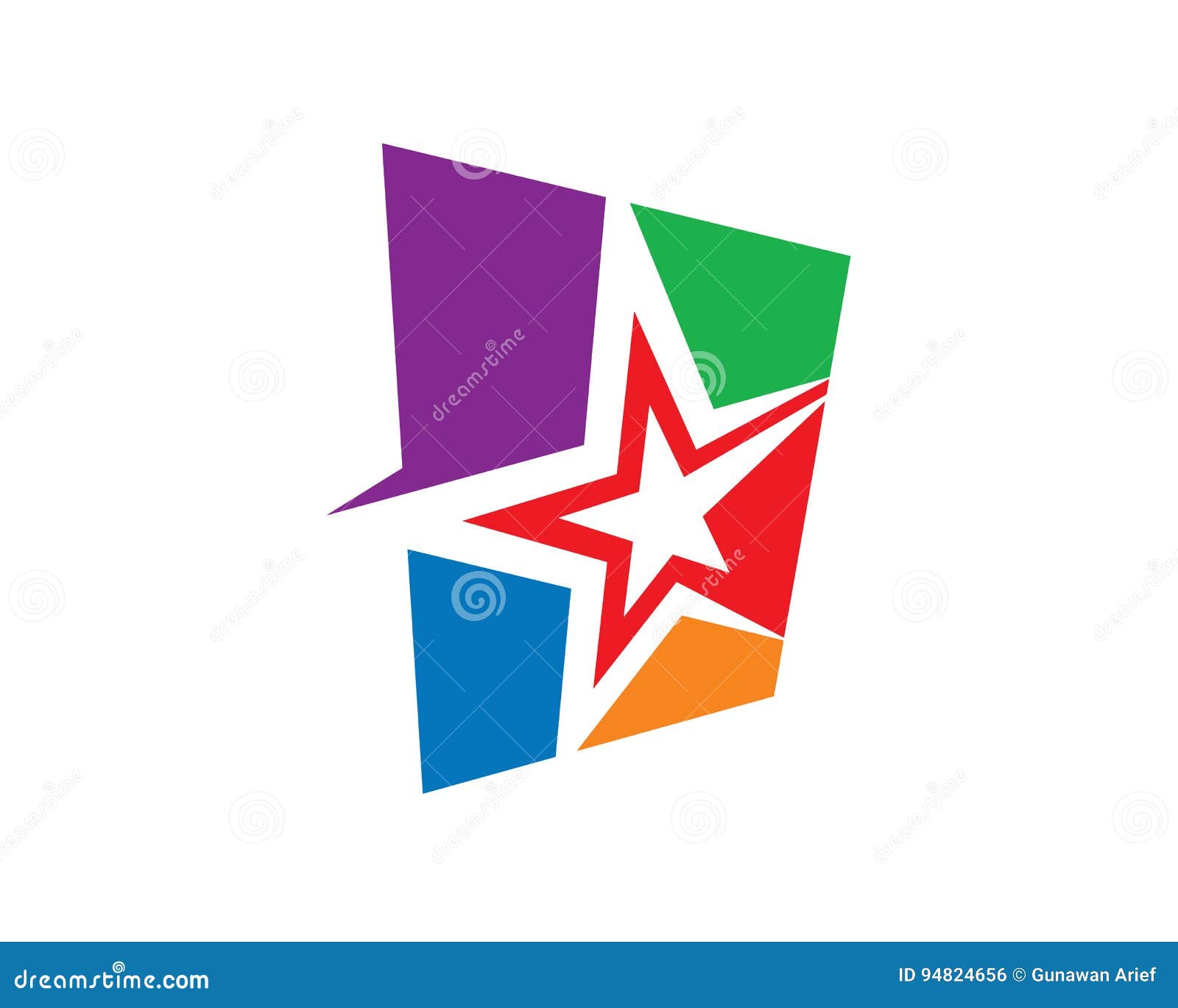 Ster Logo Template Design Vector, Embleem, Ontwerpconcept, Creatief ...