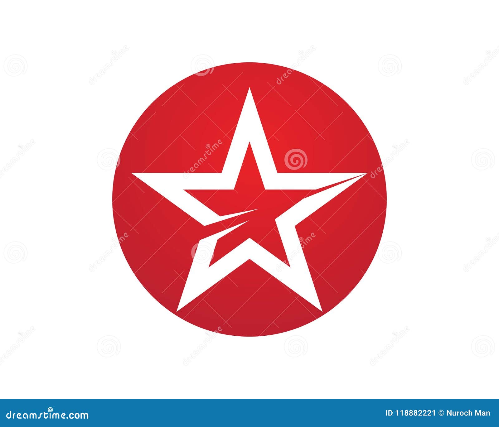 Ster Logo Template En Vector Stock Illustratie - Illustration of ...