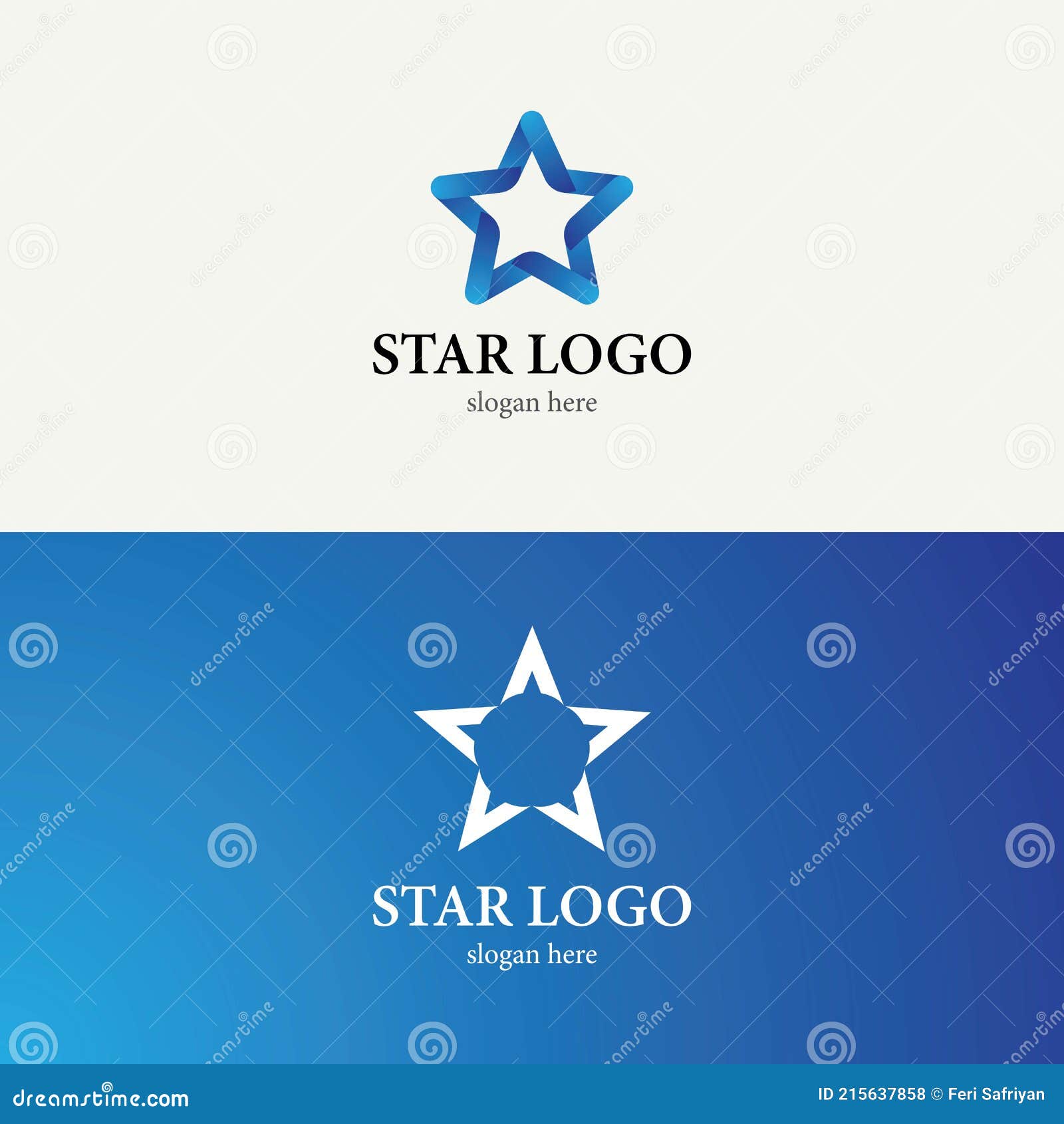 Ster-logo vector vector illustratie. Illustration of toekenning - 215637858