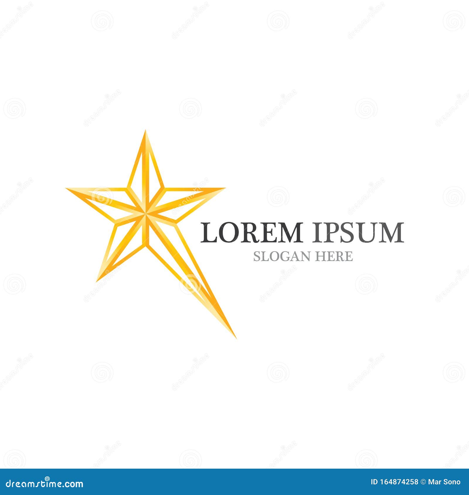 Ster-symbool En -logo En -symbool Vector Illustratie - Illustration of ...