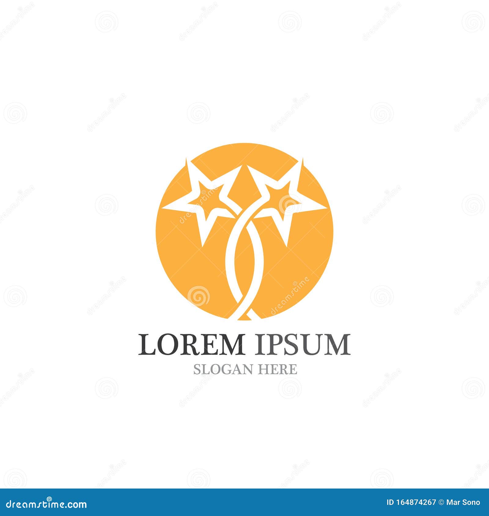 Ster-symbool En -logo En -symbool Vector Illustratie - Illustration of ...