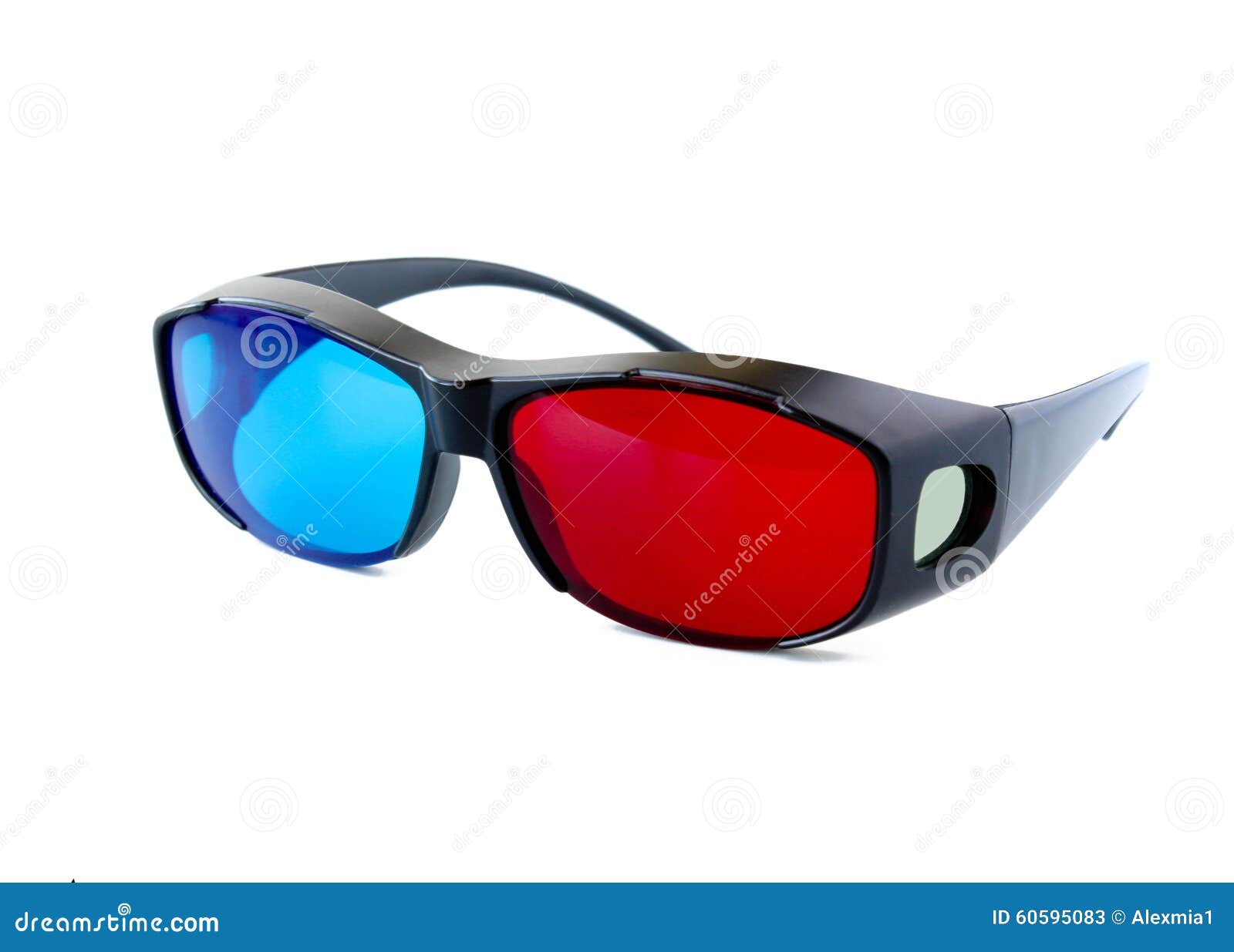 Stereo 3D Glasses on White. Stock Image - Image of reality ...