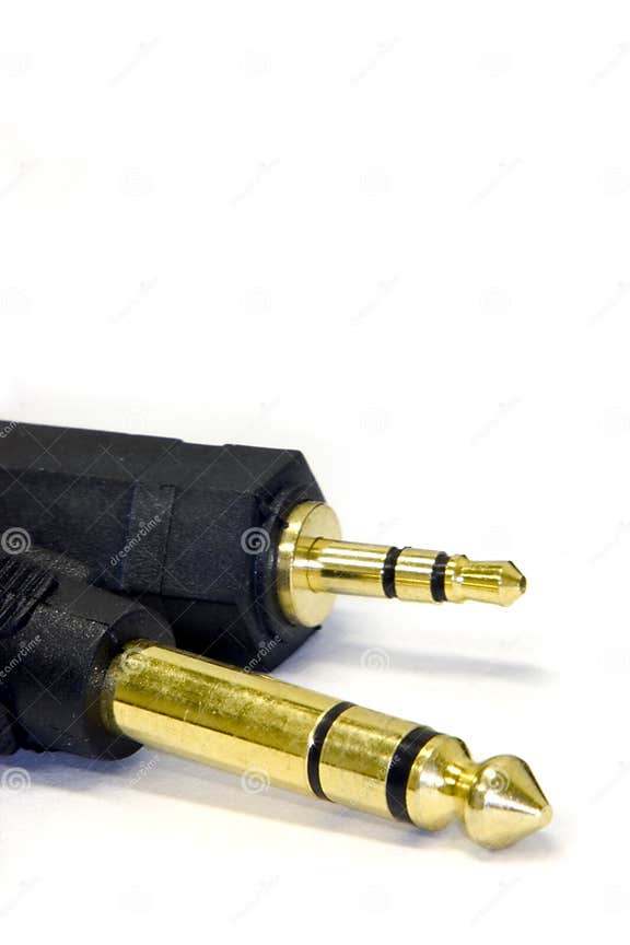 Stereo headphone jacks stock photo. Image of amplifier, sound - 20594