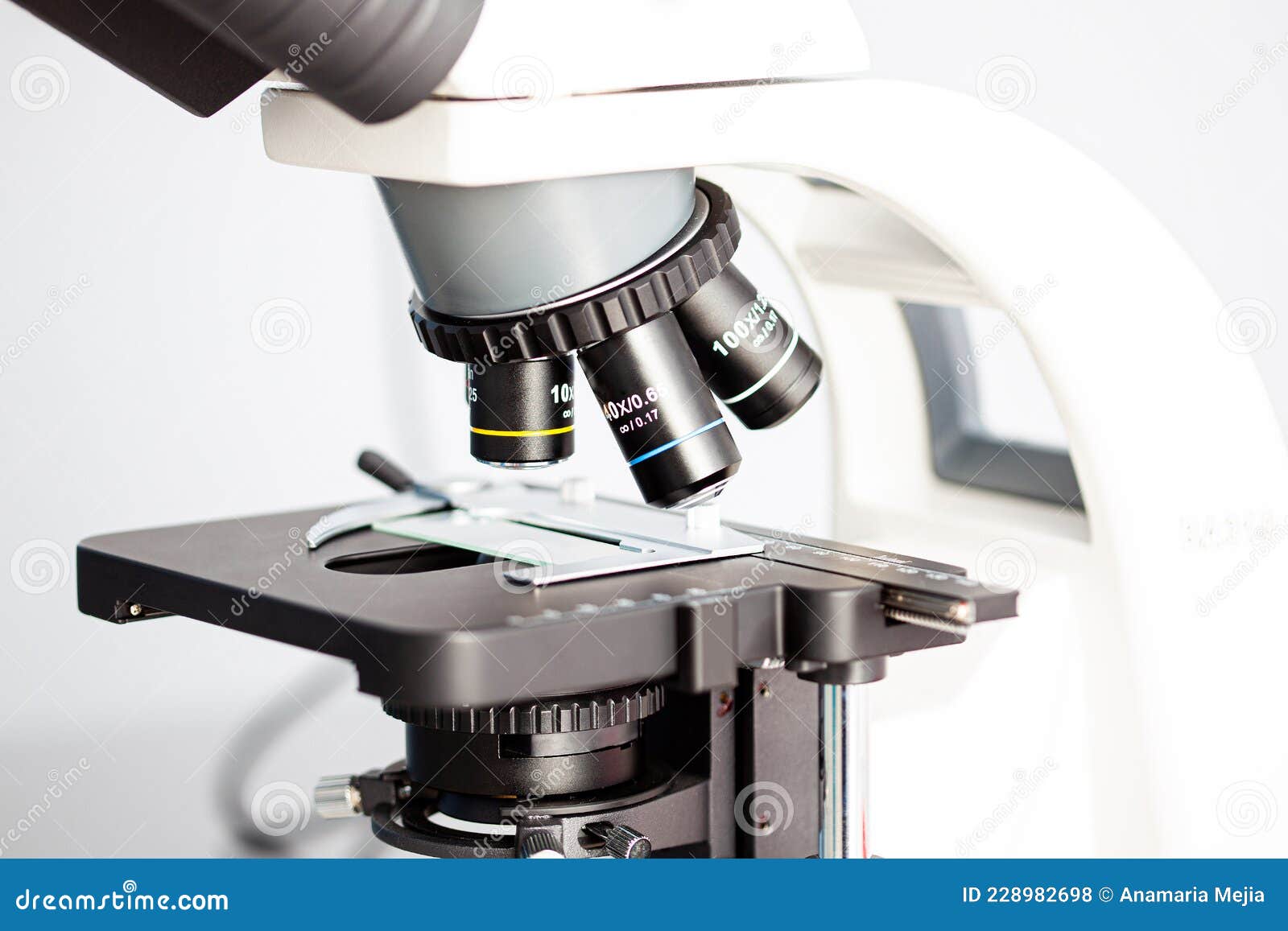 Stereo Microscope in the Laboratory Stock Photo - Image of biological ...