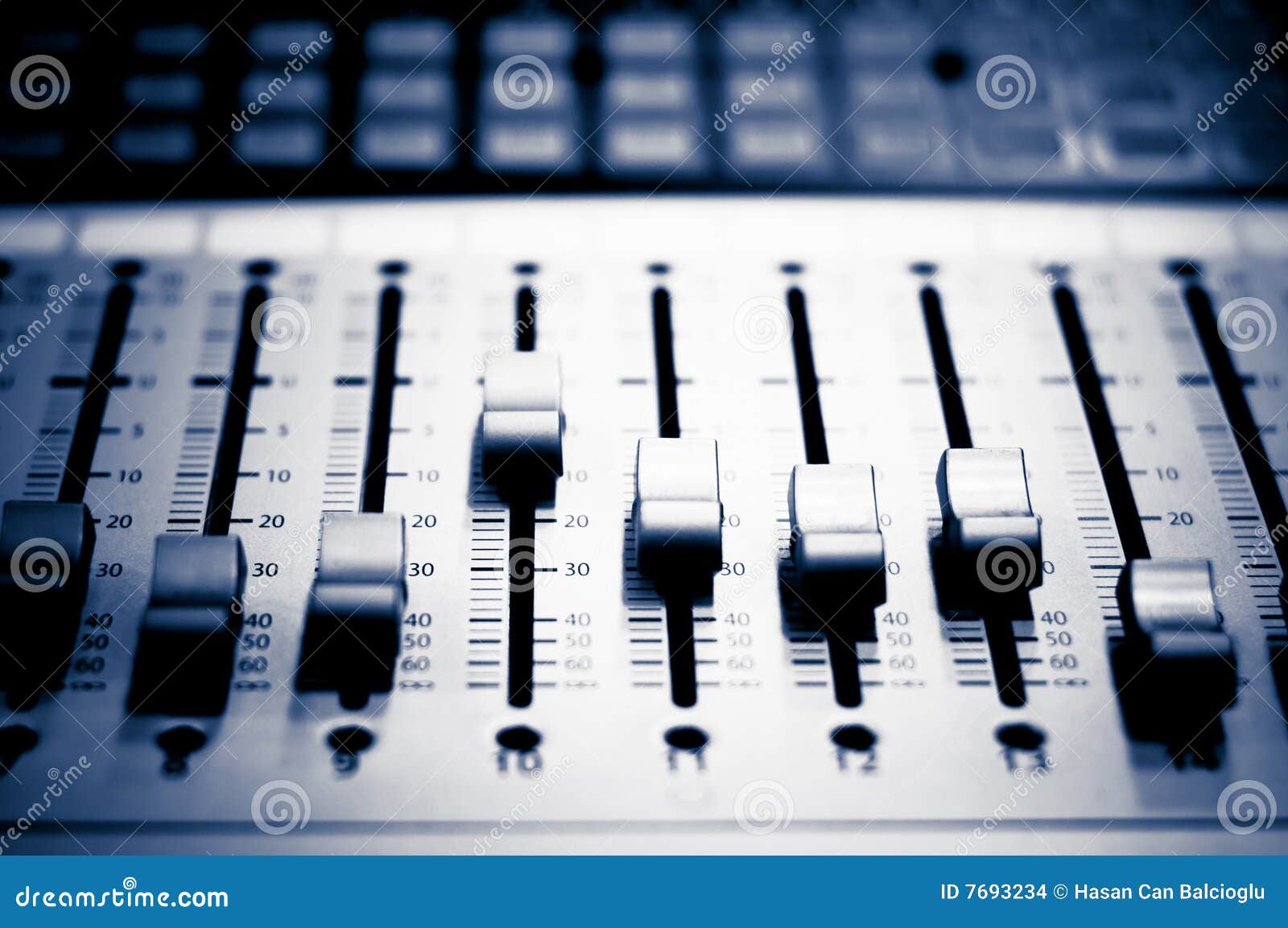 Stereo mixer stock photo. Image of professional, digital - 7693234