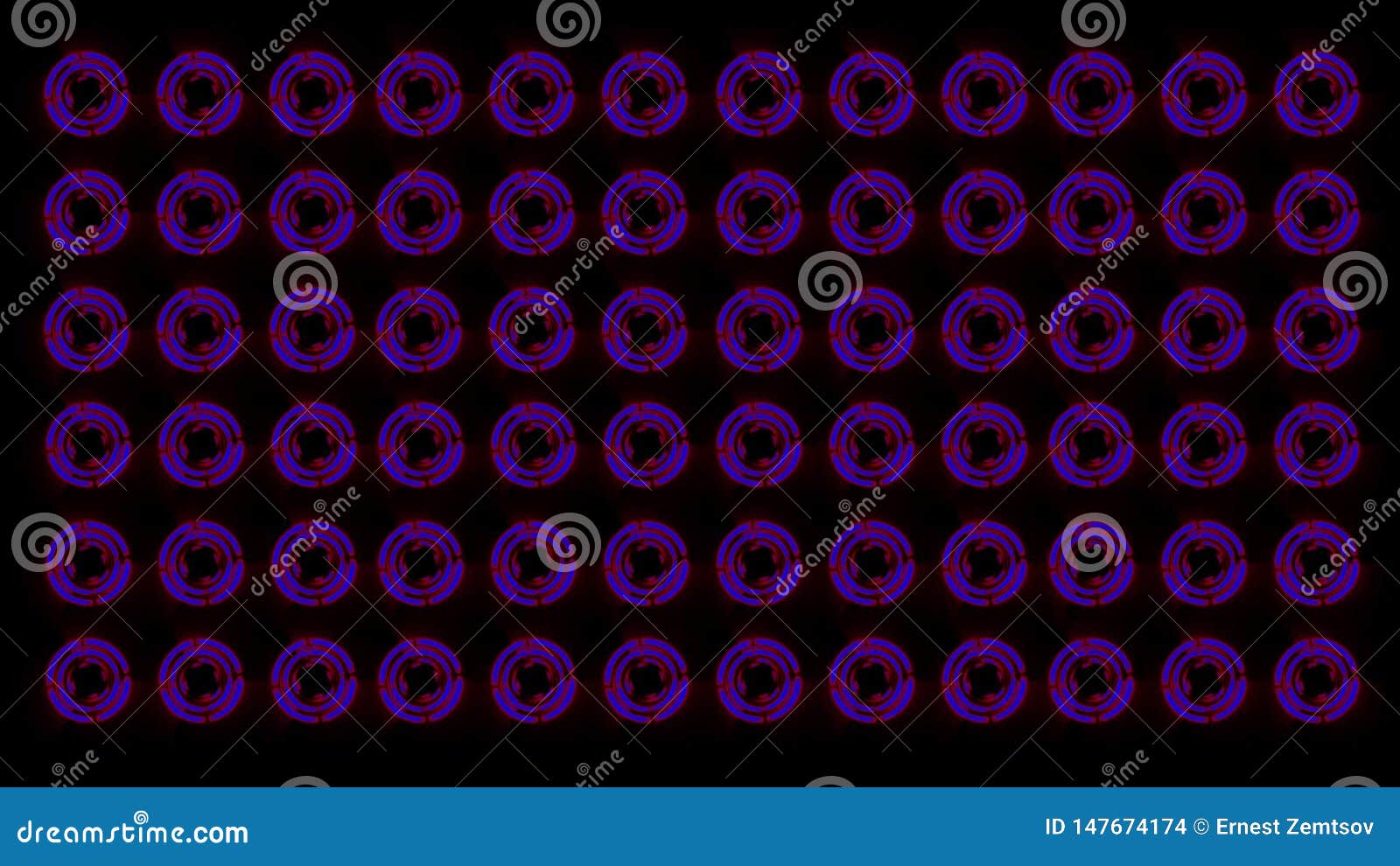 Stereo Speakers Glows Spinning. Background Abstract Animation Stock ...