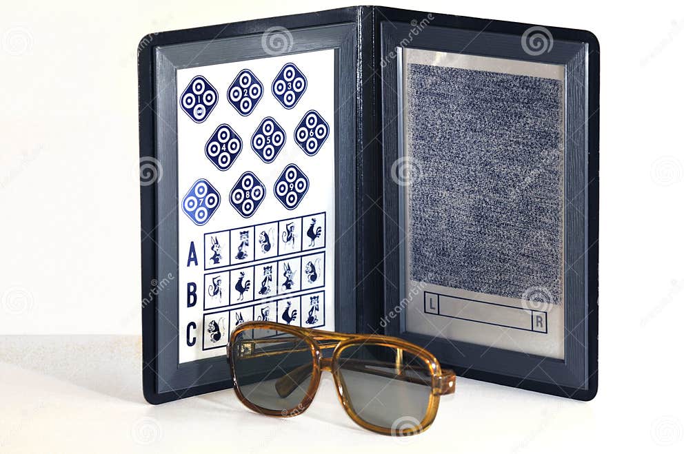 Stereo testing stock photo. Image of ophthalmic, polarized - 11602422