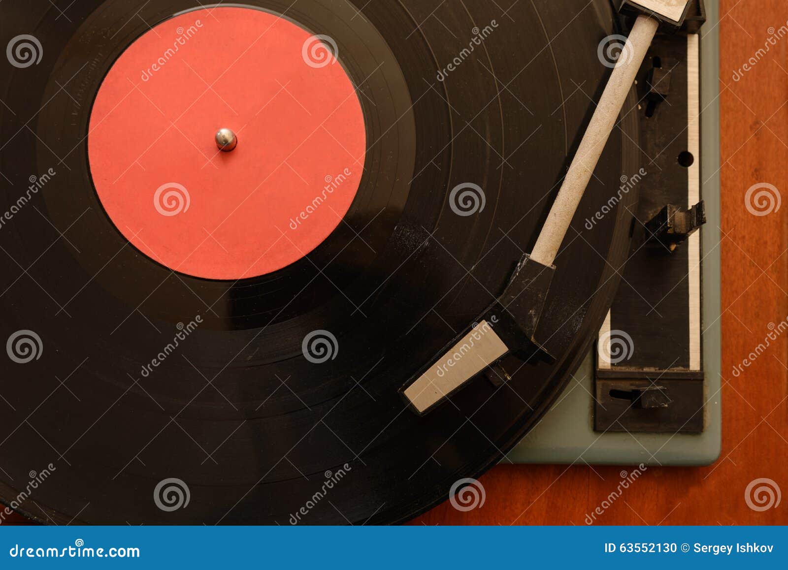 Stereo Turntable Vinyl Record Player Analog Retro Vintage Stock Photo ...