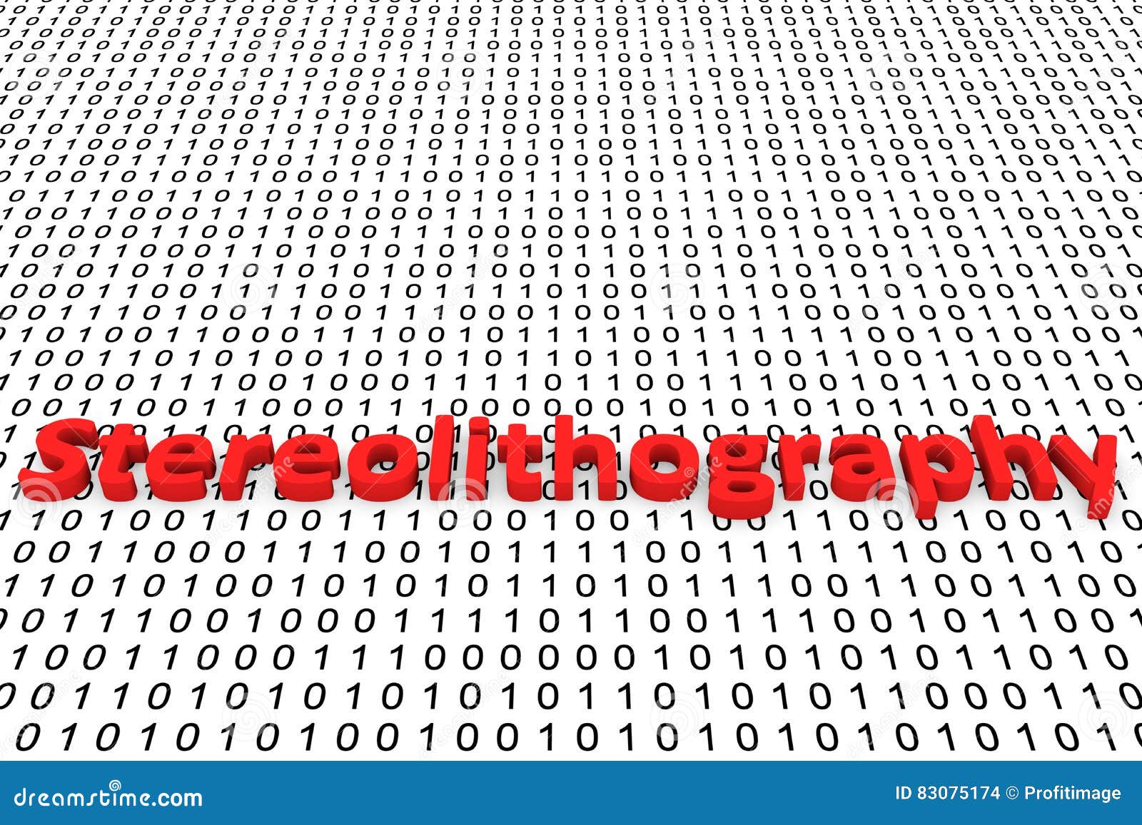 Stereolitografia illustrazione di stock. Illustrazione di dati - 83075174