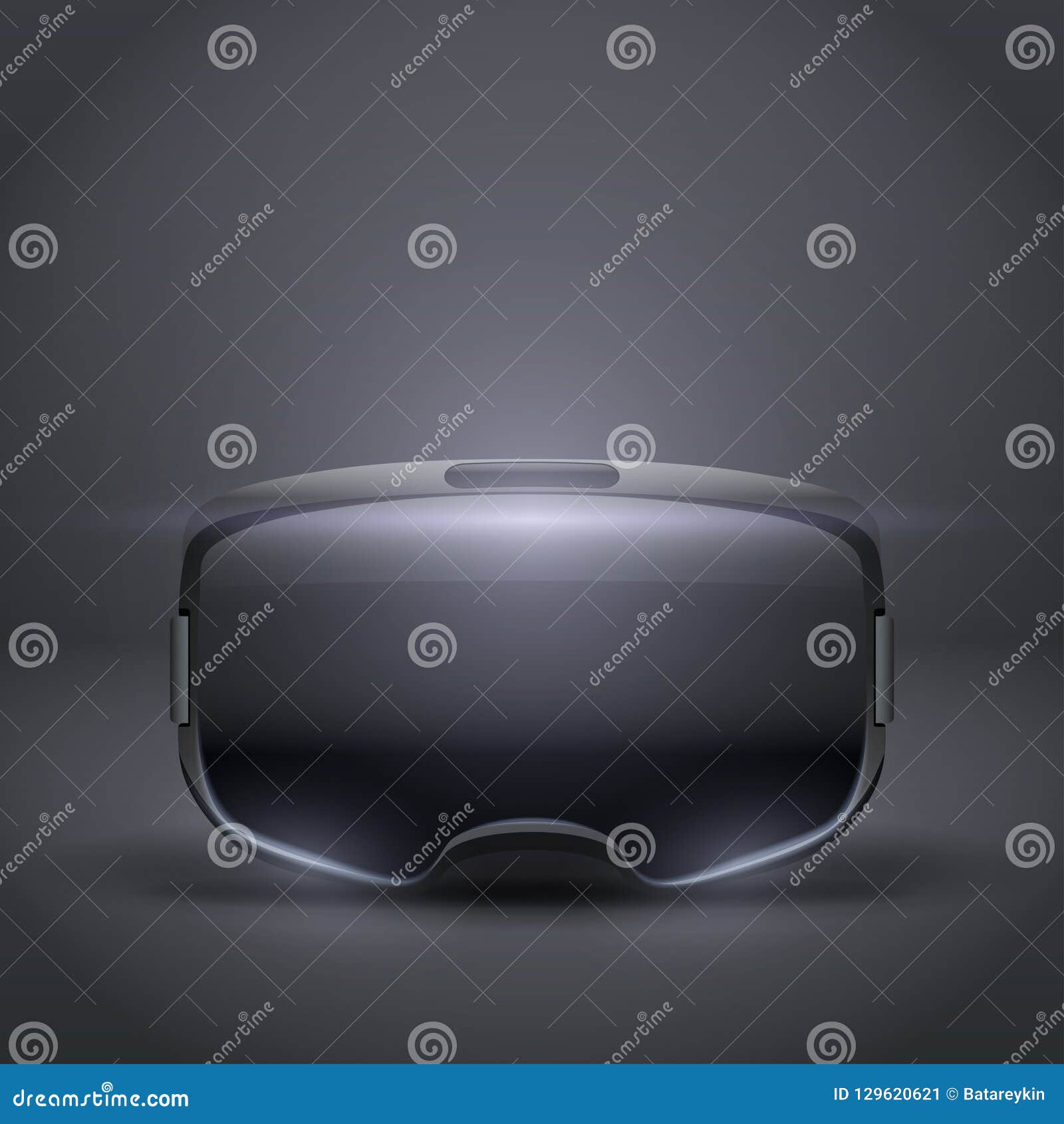 Stereoscopic 3d VR Headset Presentation Stock Vector - Illustration of ...