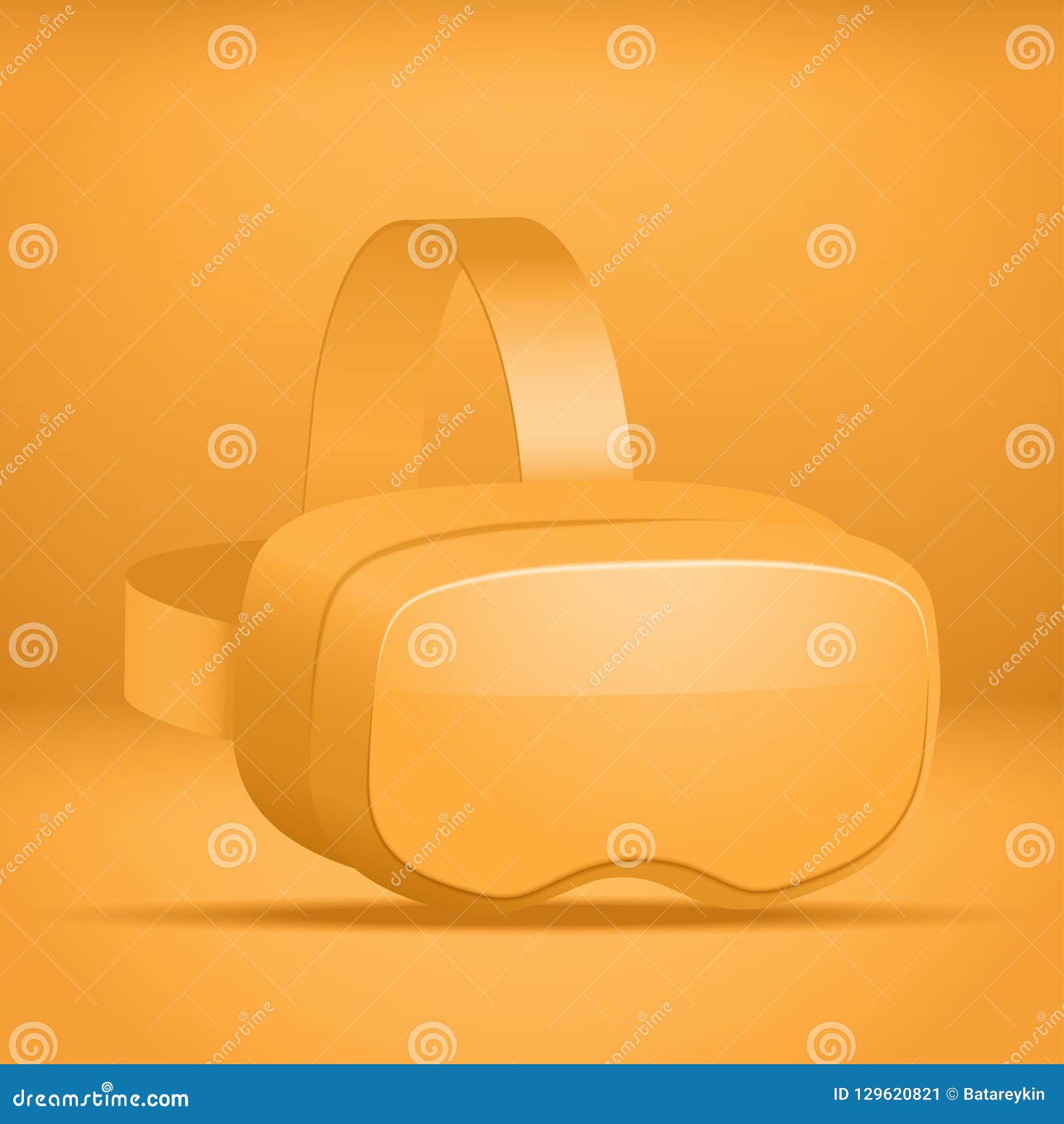 Stereoscopic 3d VR Headset Presentation Stock Vector - Illustration of ...