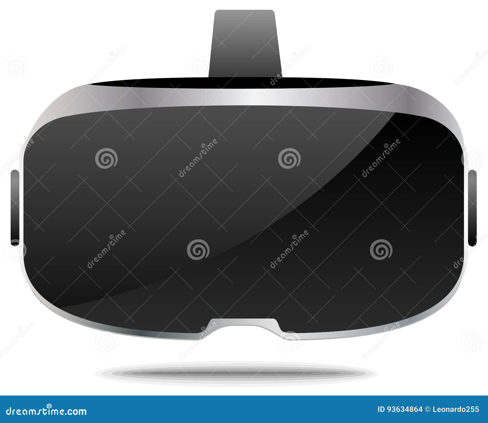 Stereoscopic 3d Vr Illustration Stock Vector - Illustration of device ...