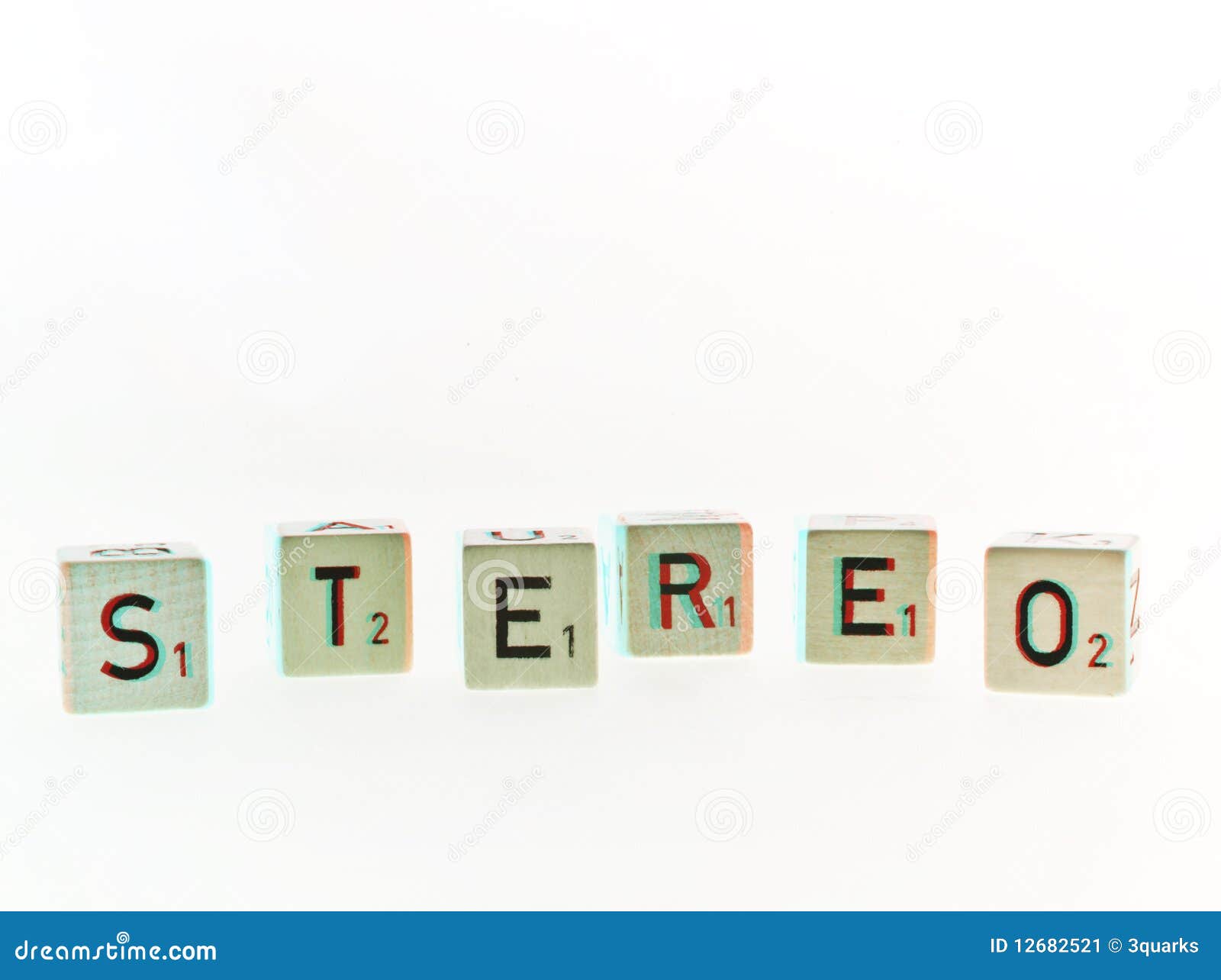 Stereoscopy stock image. Image of dimensional, token - 12682521