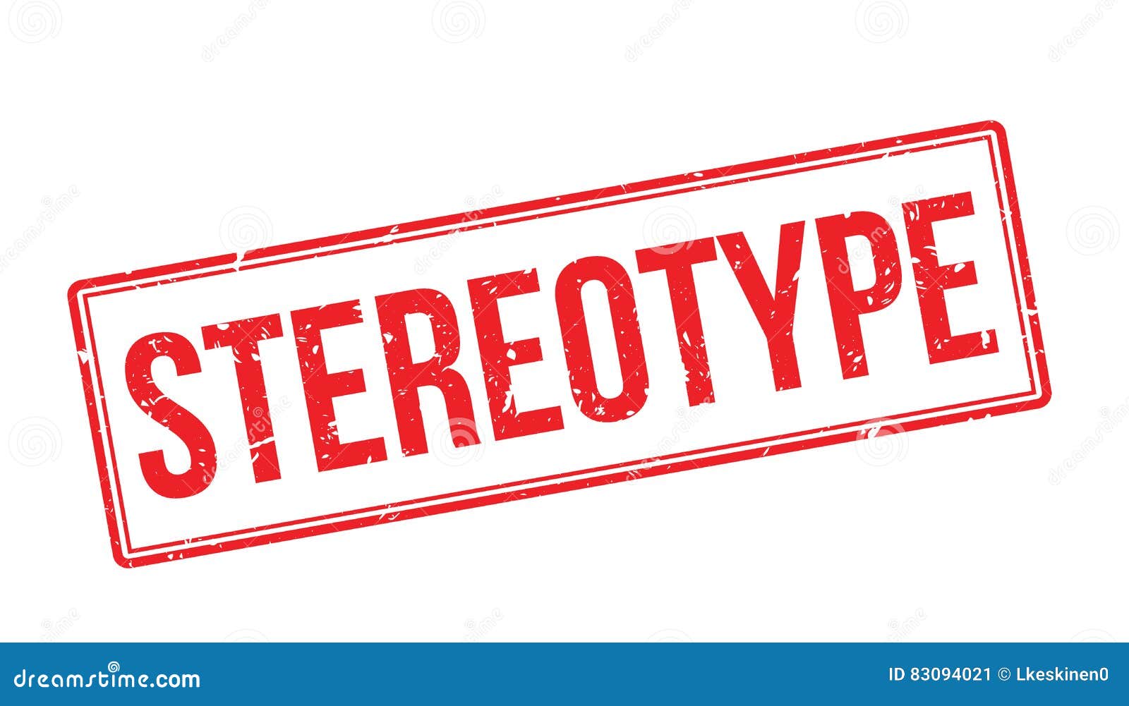 Stereotype rubber stamp stock image. Image of racism - 83094021