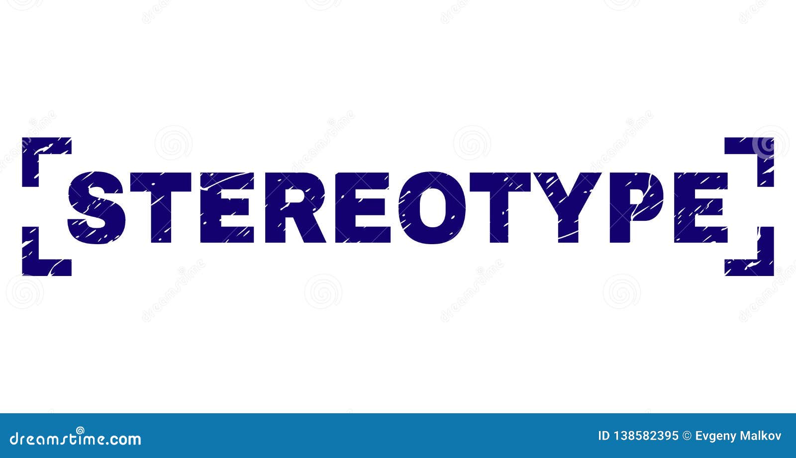 Grunge Textured STEREOTYPE Stamp Seal between Corners Stock Vector ...