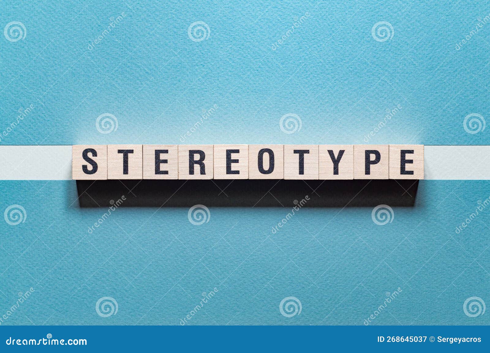 Stereotype - Word Concept on Cubes Stock Image - Image of prejudice ...