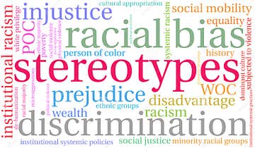 Stereotypes Word Cloud stock vector. Illustration of person - 120677798