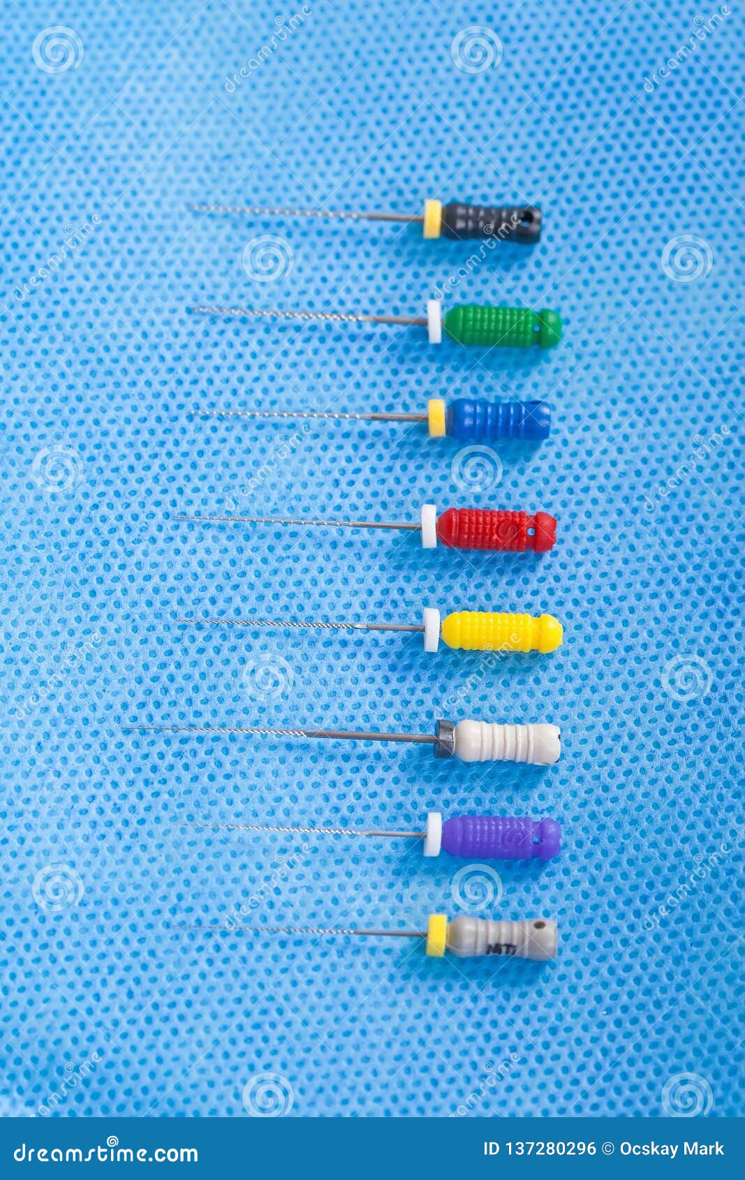 Sterile endodontic files stock photo. Image of gloves - 137280296