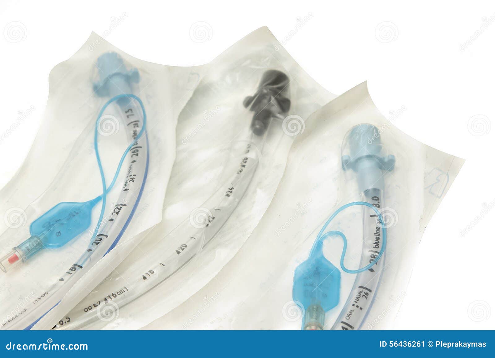 Sterile endotracheal tube stock image. Image of trachea - 56436261