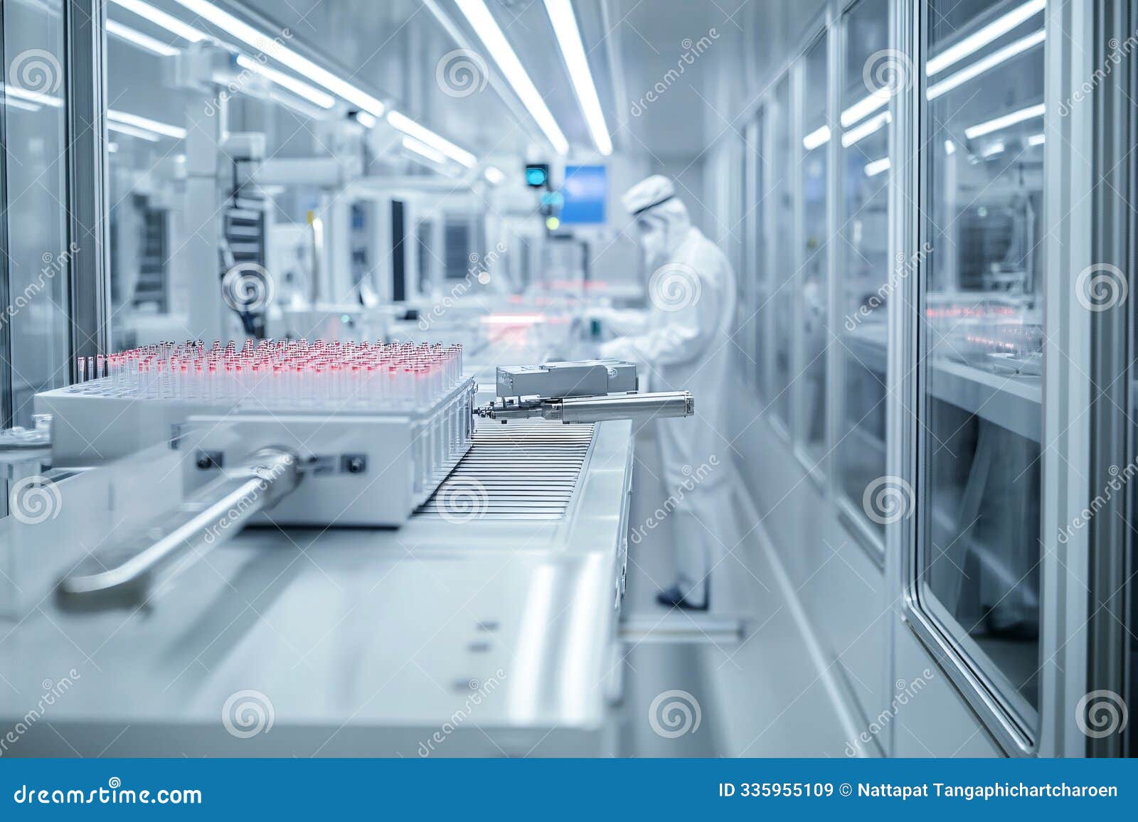 In A Sterile Lab, A Futuristic Assembly Line Manufactures Genetic ...