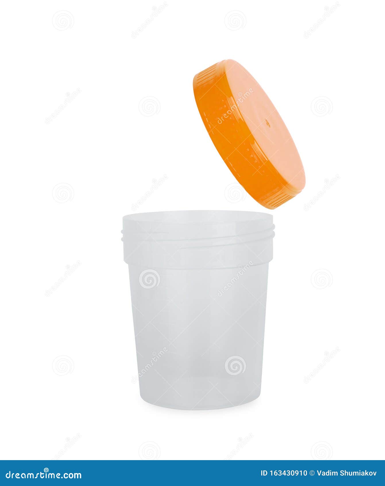 Biomaterial Container With Milliliter Scale In Doctors Hand. Royalty ...