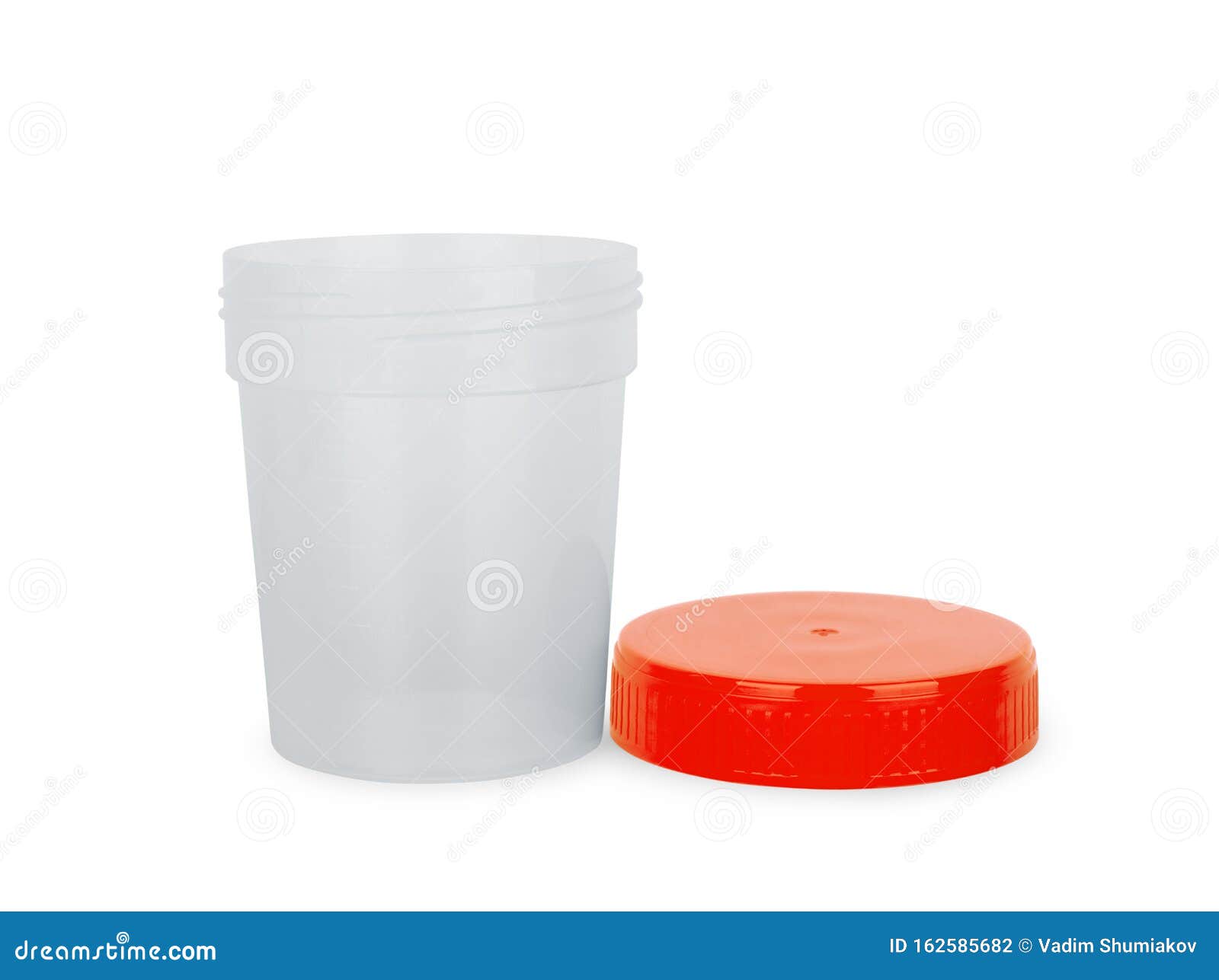 Biomaterial Container With Milliliter Scale In Doctors Hand. Royalty ...