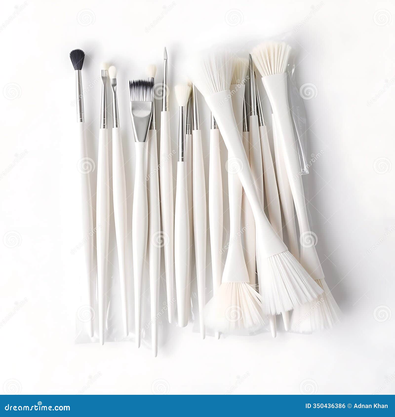 A Sterile Pack of Surgical Scrub Brushes Displayed on a Clean White ...