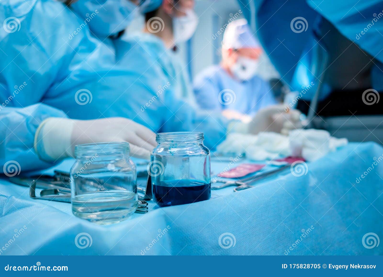 Sterile Surgical Instruments and Glass Containers with Special ...