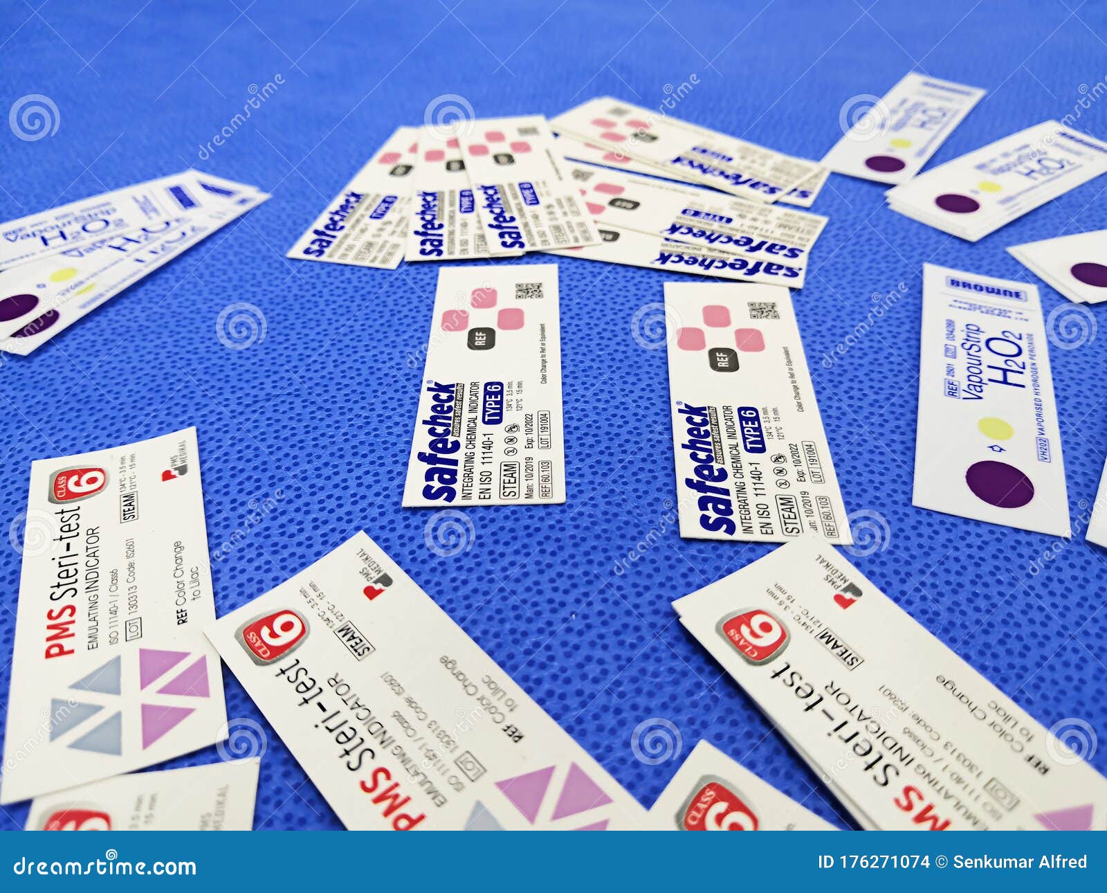 Sterilization Chemical Indicator Strips Editorial Stock Image - Image ...