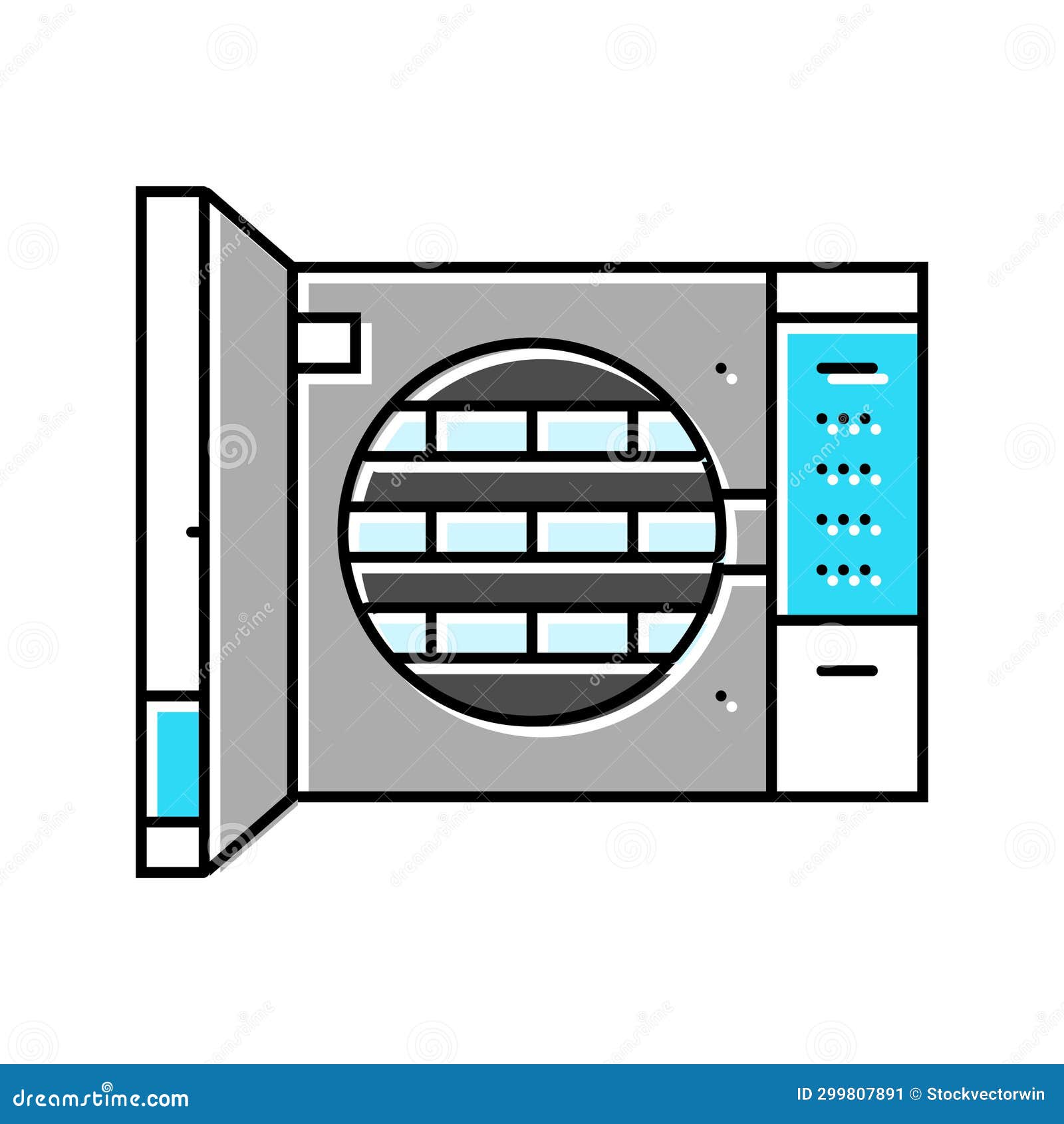 Two Color Sterilization Vector Icon From Cleaning Concept. Isolated ...