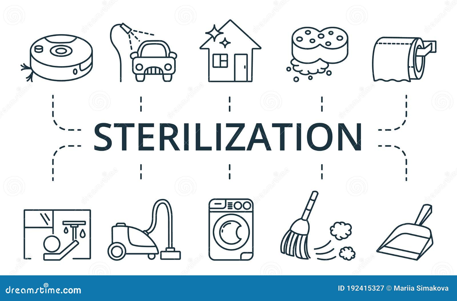 Sterilization Icon. Trendy Sterilization Logo Concept On White B Vector ...