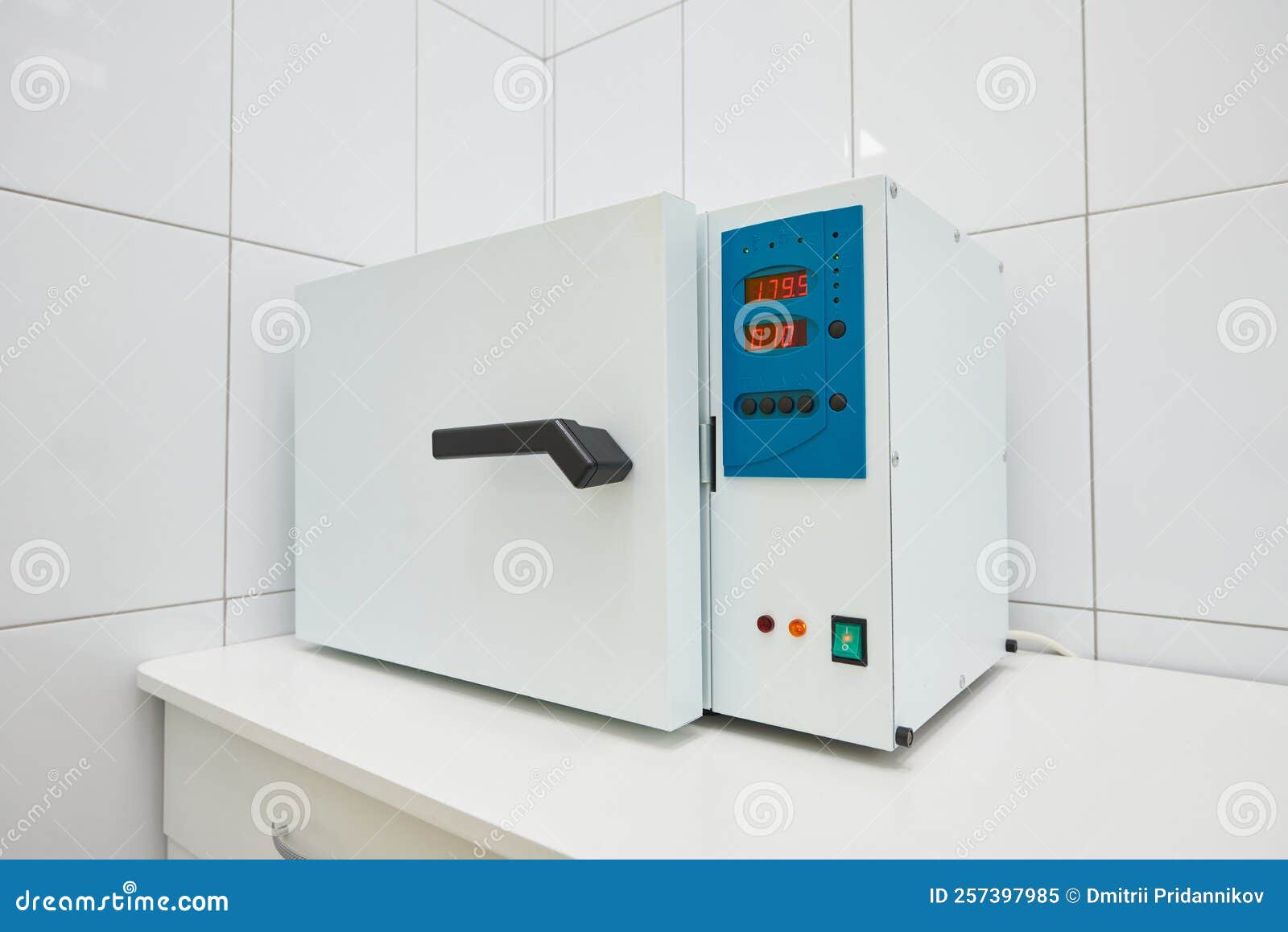 Sterilizer Machine for Medical Supplies Sterilization Stock Image ...